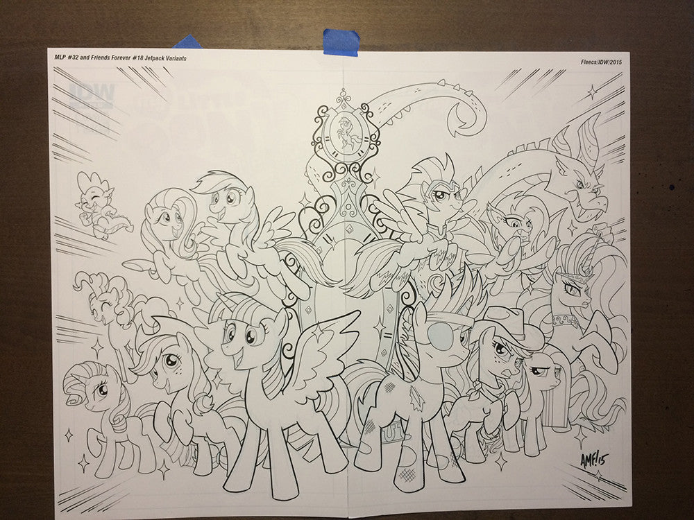 mane 6 coloring pages